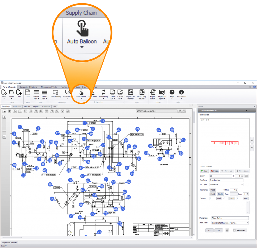 Automatic Ballooning & Inspection Plan Generation - Geo Informatics ... Automatic Ballooning & Inspection Plan Generation - Geo Informatics ...